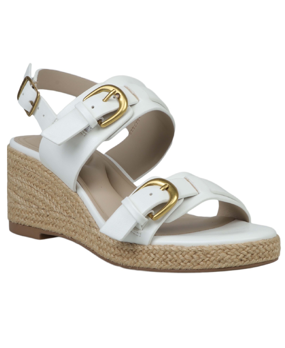 Click here for Giani Bernini Womens Talleyy Buckle Wedge Heel San... prices