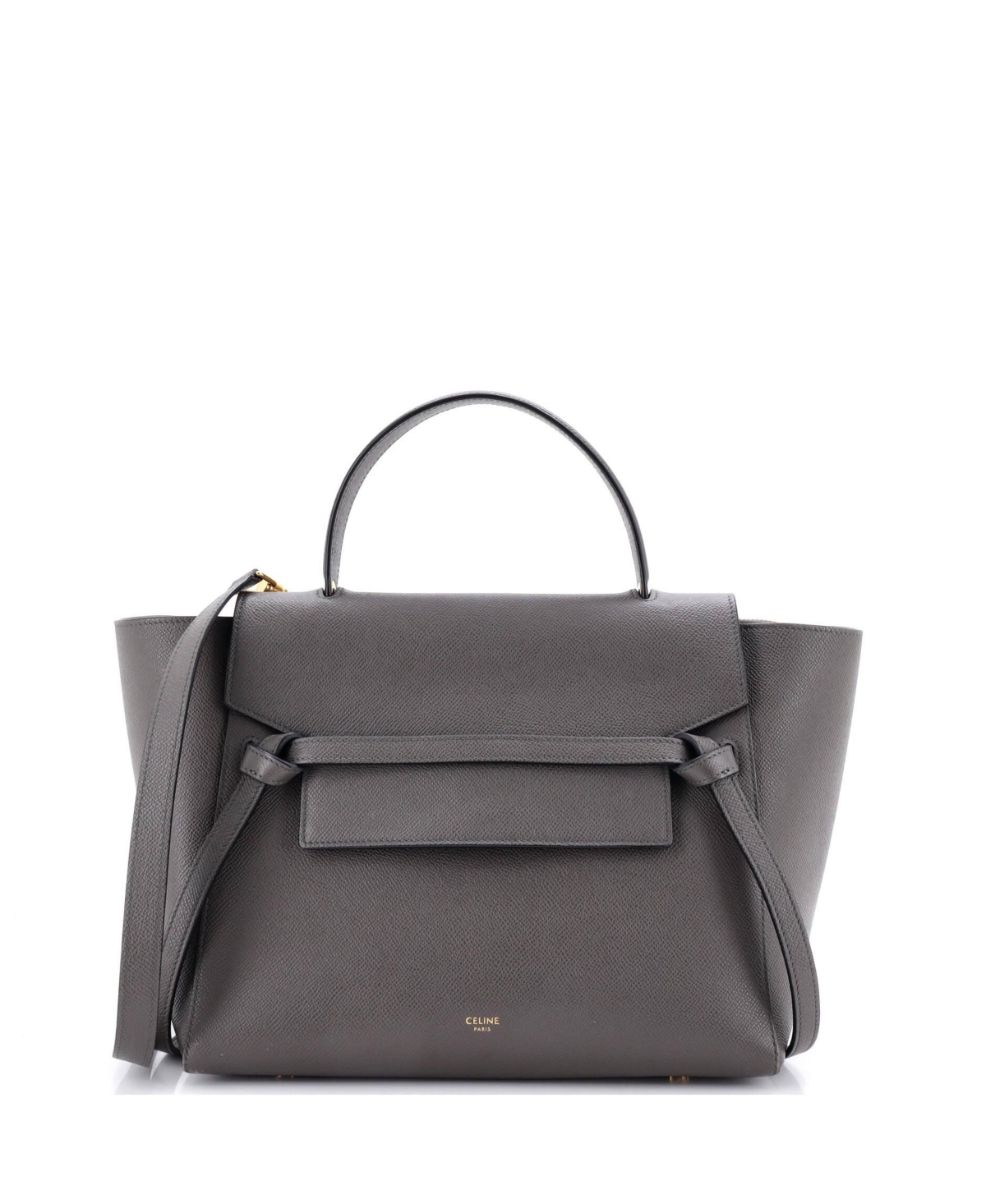 Click here for Pre-Owned Celine Mini Belt Bag Textured Leather -... prices