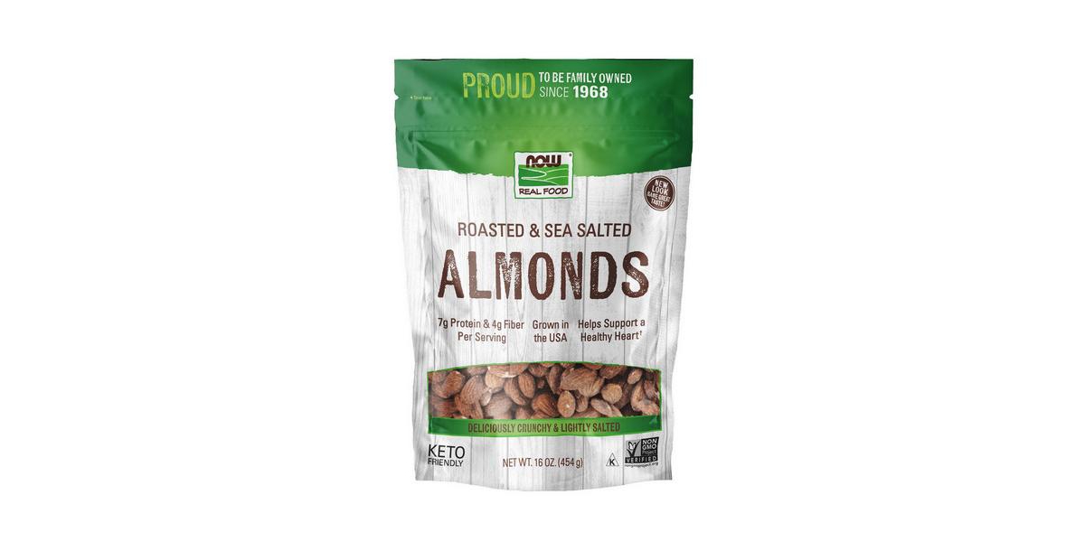 Click here for Now Foods Roasted Almonds with Sea Salt  1 lb prices