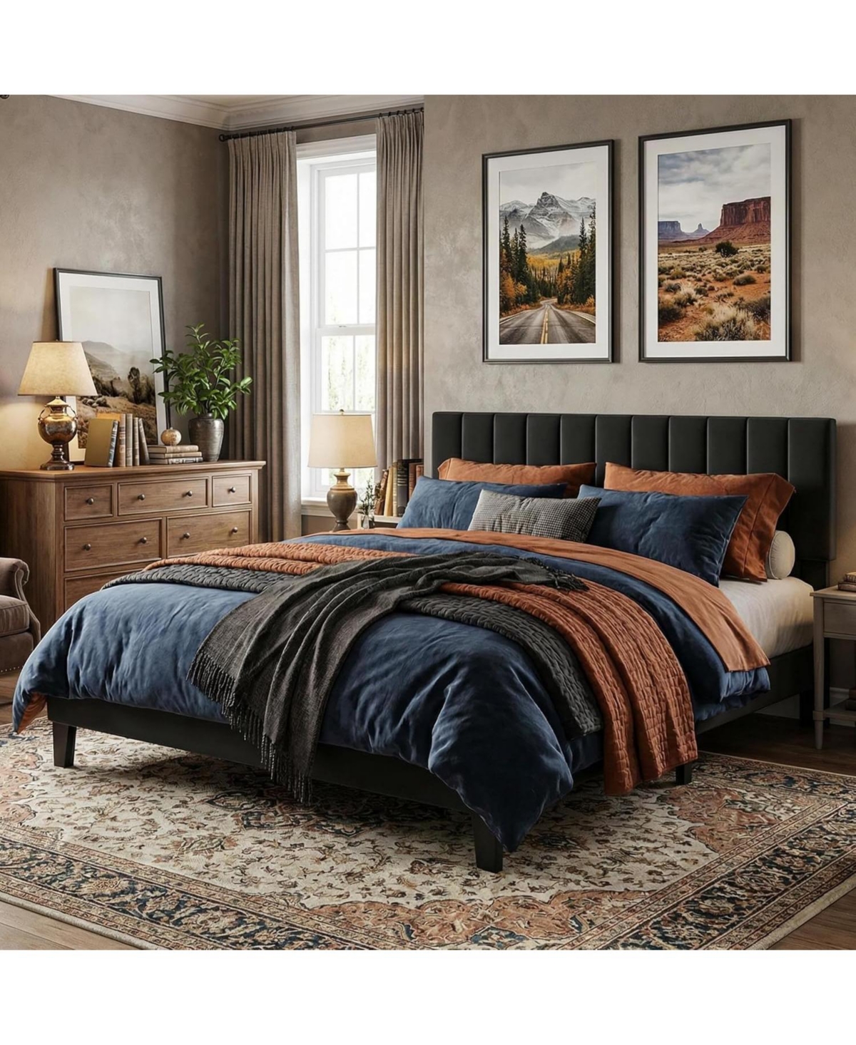 Click here for gaomon Bed Frame with Adjustable Height Vertical C... prices