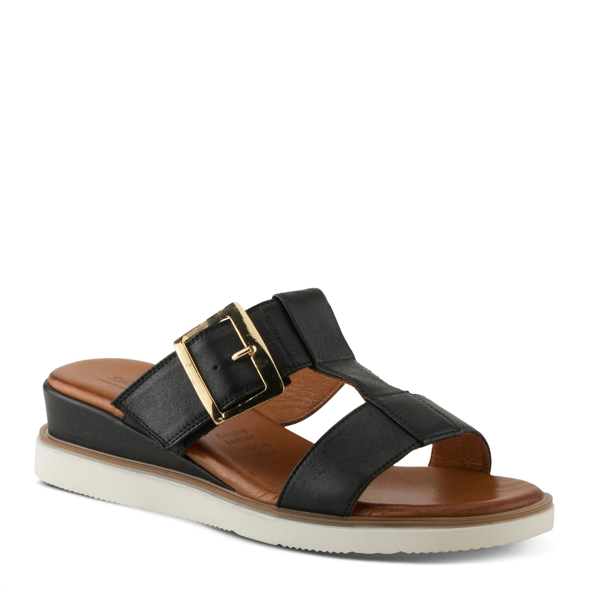 Click here for Spring Step Womens Seaport Wedge Sandal with Leath... prices