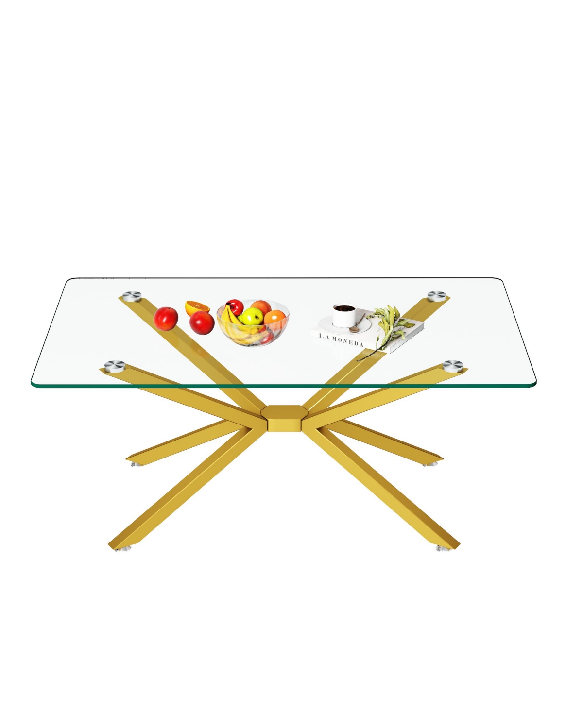 Click here for Rainsken Rectangular Clear Tempered Glass Coffee T... prices