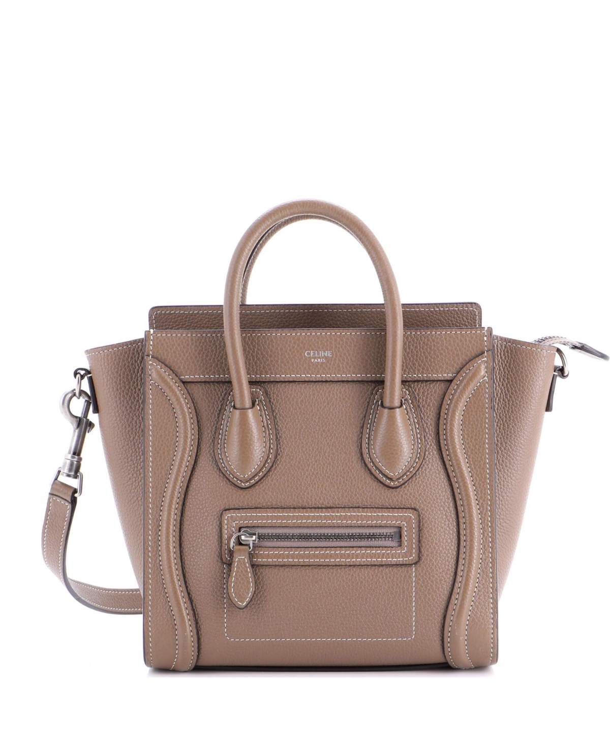 Click here for Pre-Owned Celine Nano Luggage Bag Grainy Leather -... prices