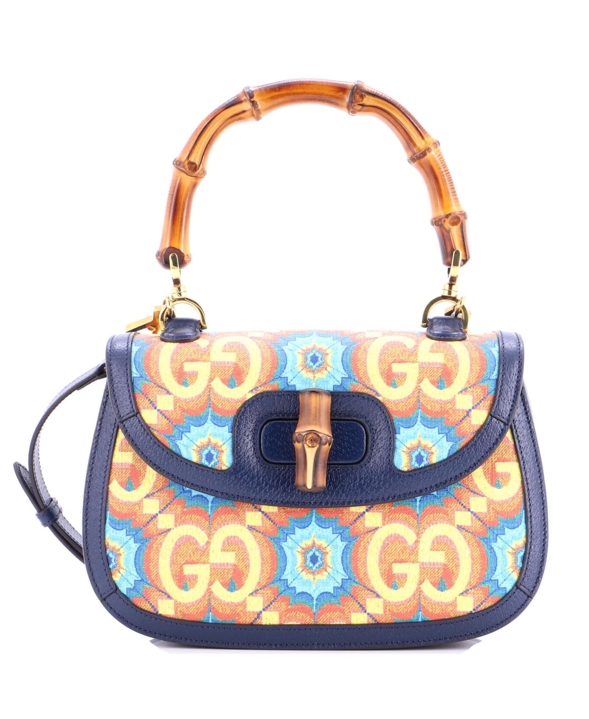 Click here for Pre-Owned Gucci Medium Bamboo 1947 Top Handle Bag... prices