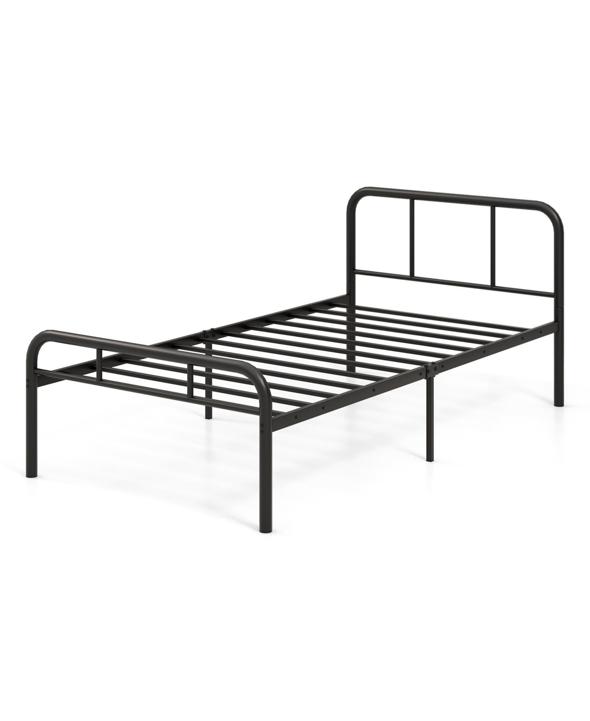Click here for Sugift Modern Metal Bed Frame with Curved Headboar... prices