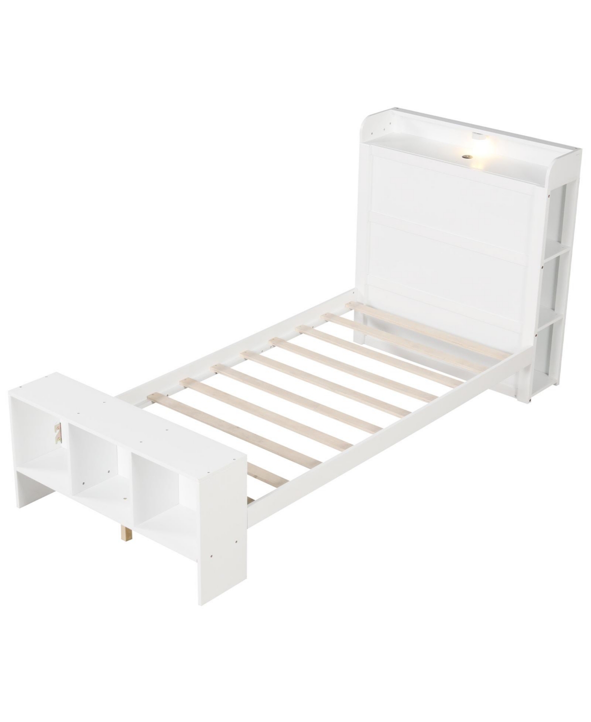 Click here for Sugift Bed Frame with Storage Headboard Usb Ports... prices