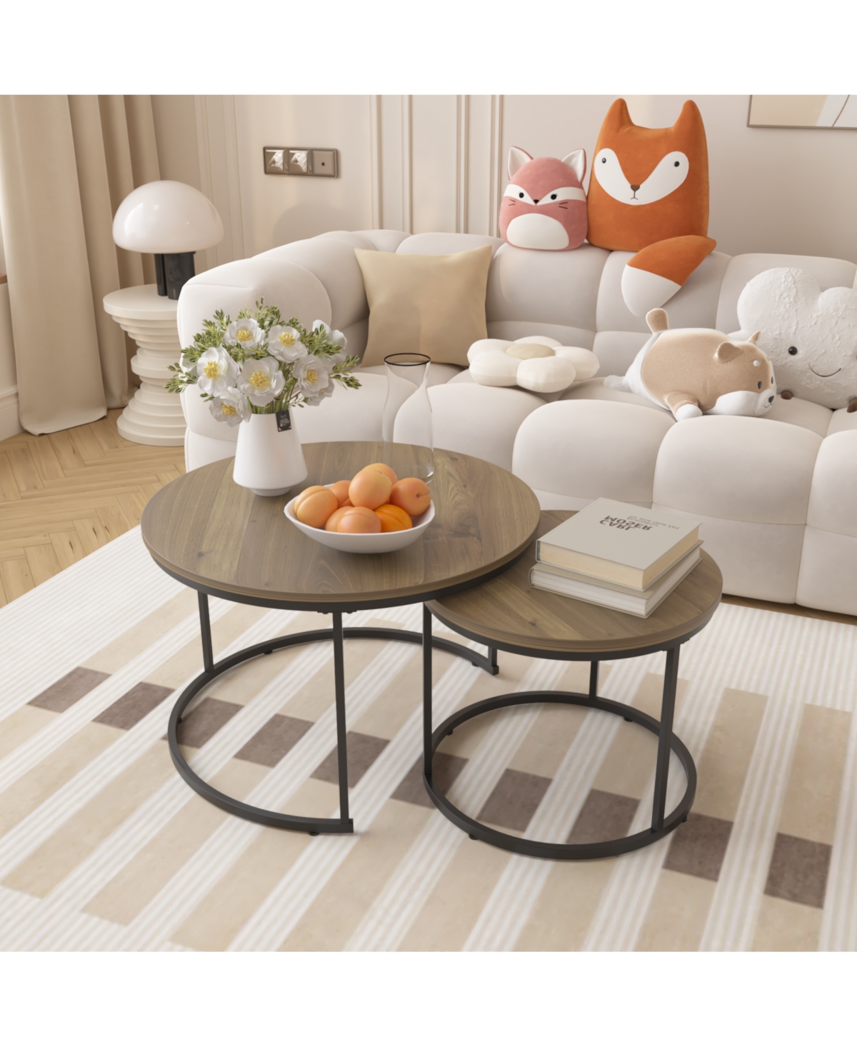 Click here for Rainsken Nesting Coffee Table Set of 2  27.6"... prices