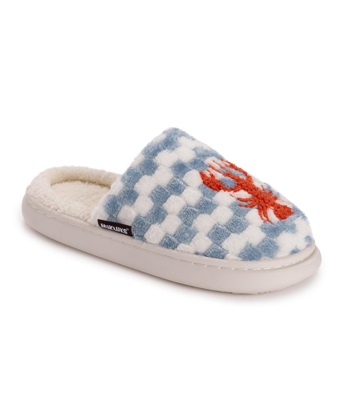 Click here for Muk Luks Womens Joss Scuff - Blue prices