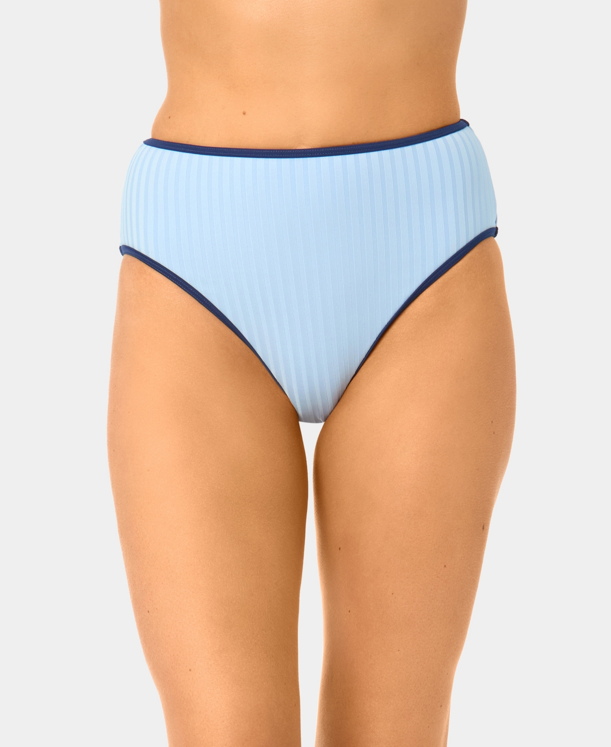 Click here for California Waves Womens Solid High-Waist Contrast... prices