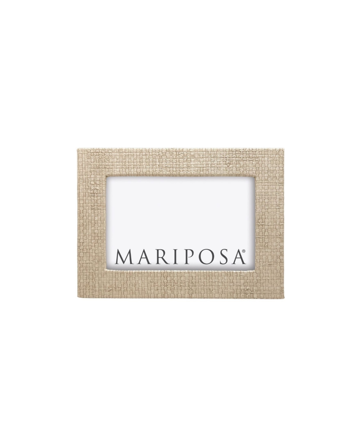 Click here for Mariposa Coconut Grove Faux Grasscloth Frame  4 x... prices