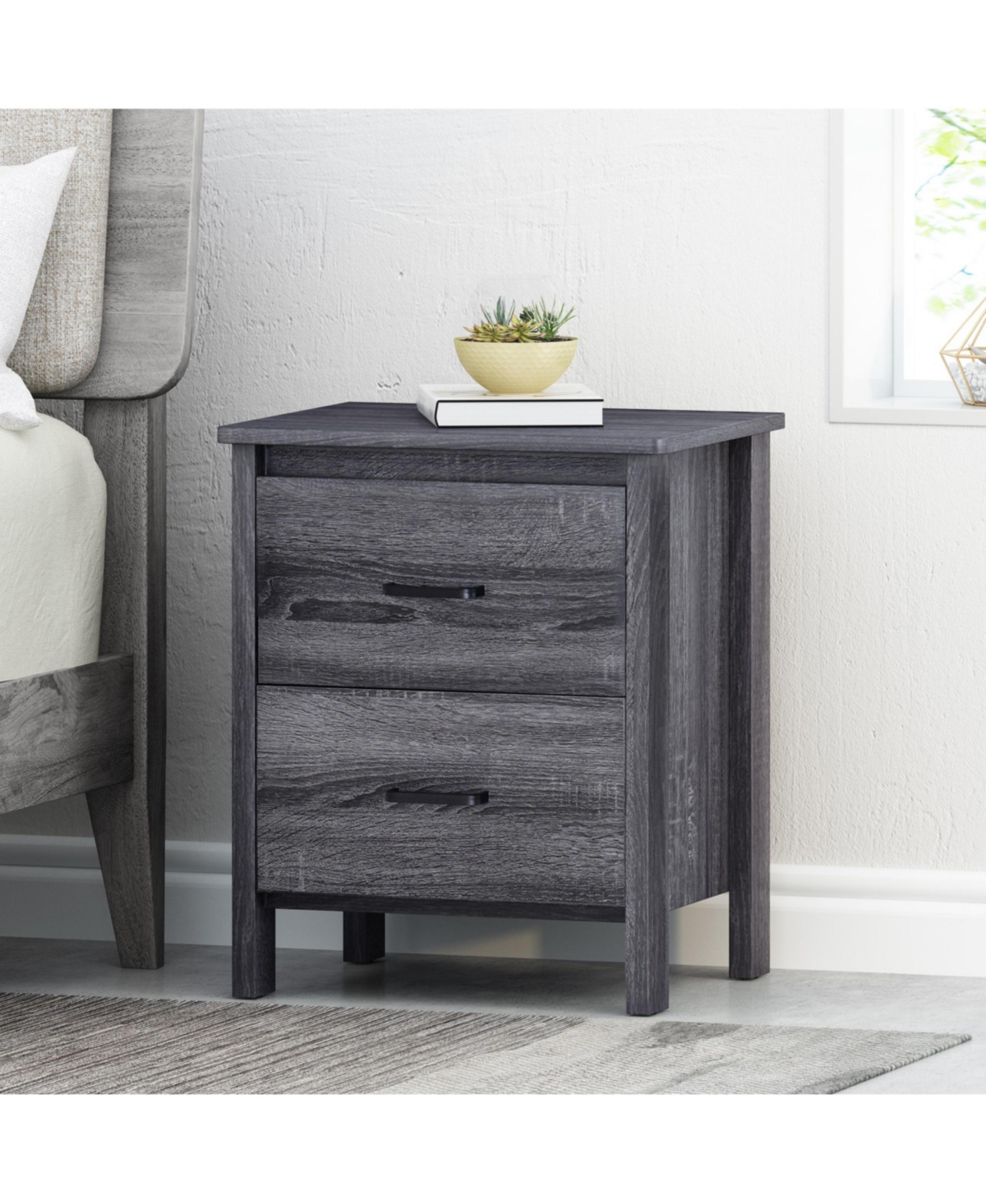 Click here for Flynama Versatile Neutral Nightstand with Storage... prices