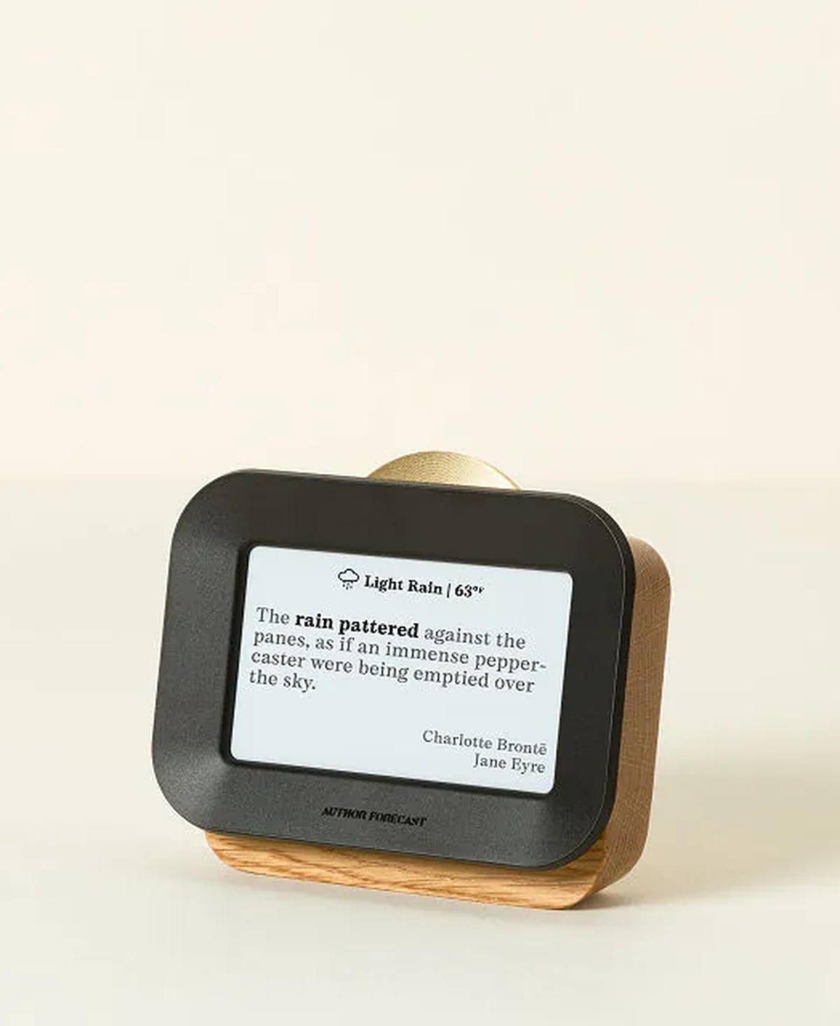 Click here for Uncommon Goods Literary Weather Forecast - Natural... prices