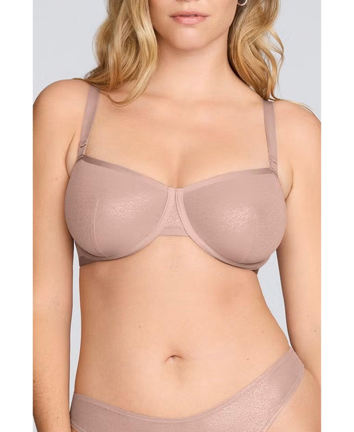 Click here for Cuup Womens The Balconette - Mesh Bra - Moonbeam prices