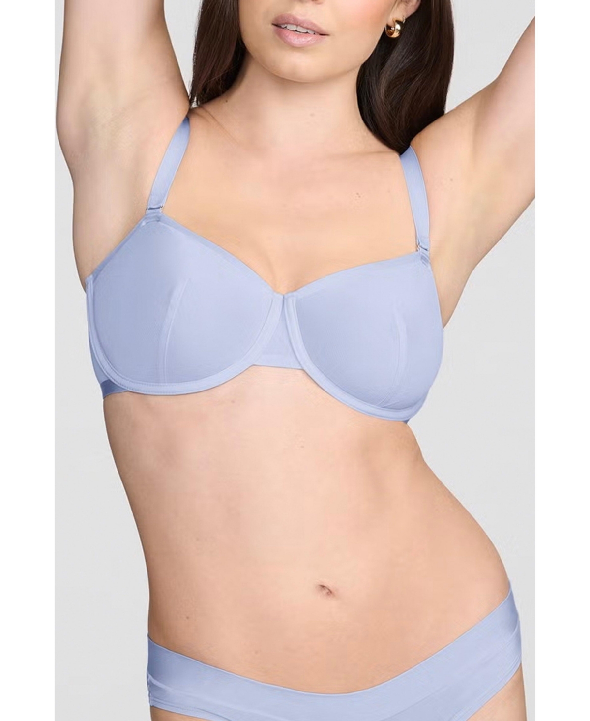 Click here for Cuup Womens The Balconette - Mesh Bra - Zephyr prices