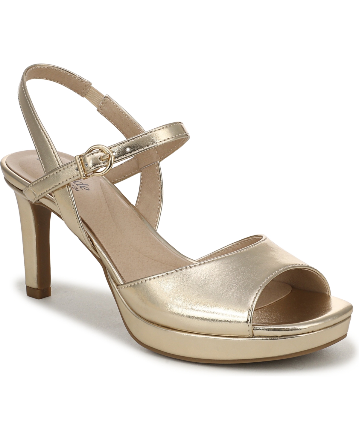 Click here for LifeStride Womens Gwendolyn Strappy Sandals - Gold... prices