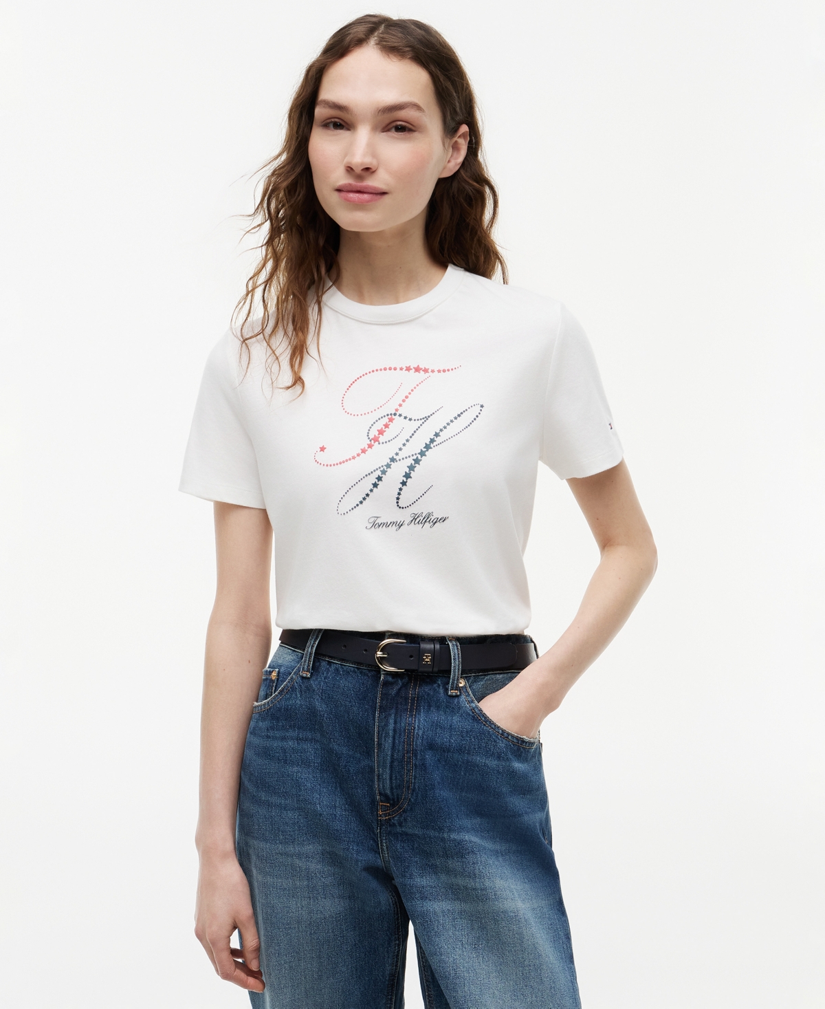 Click here for Tommy Hilfiger Womens Short-Sleeve Crewneck T-Shir... prices