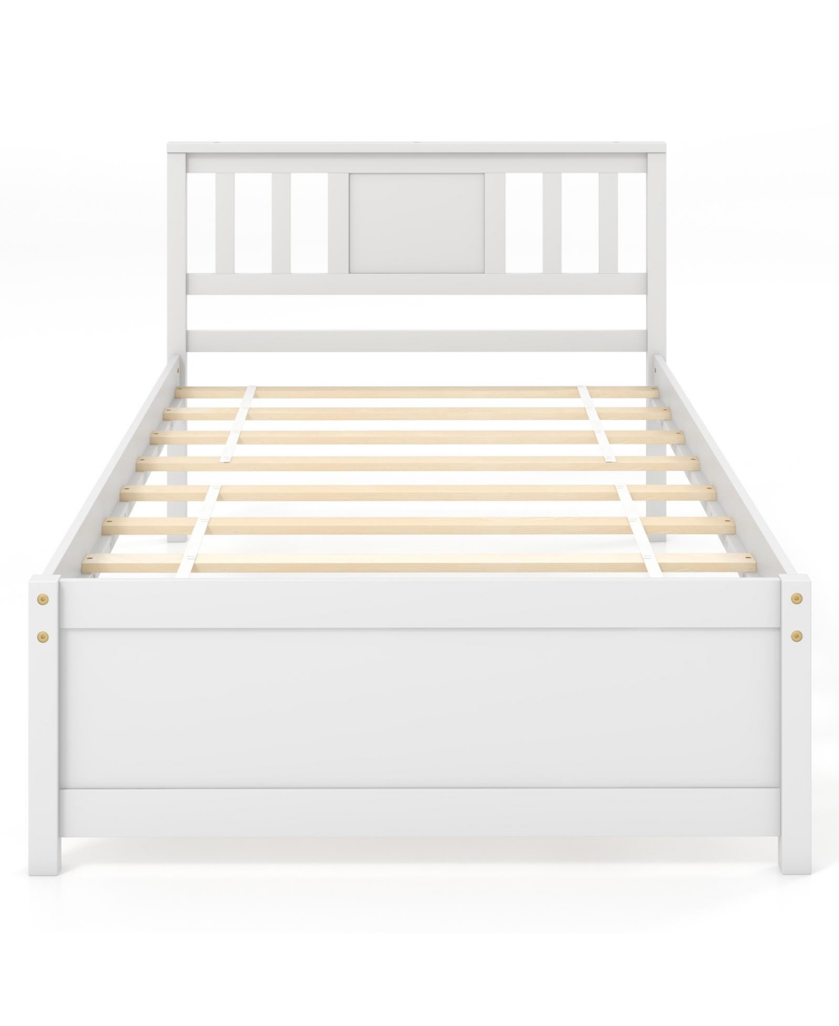 Click here for Sugift Wooden Platform Bed with Headboard and Wood... prices