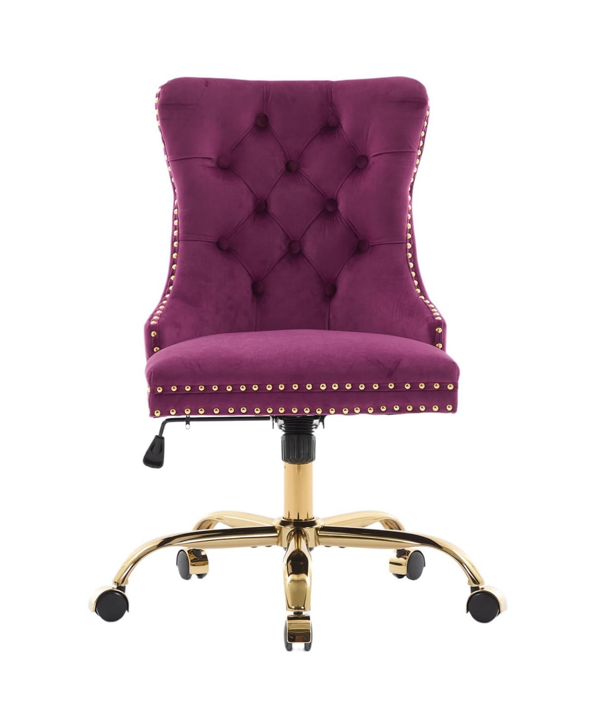 Click here for Rainsken Velvet Upholstered Office Chair  Tufted B... prices