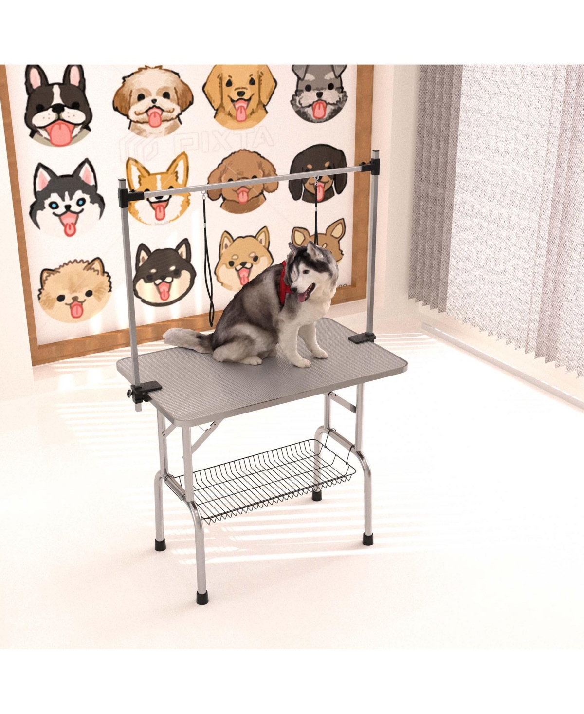 Click here for Aostirmotor 42" Silver- Folding Pet Grooming... prices