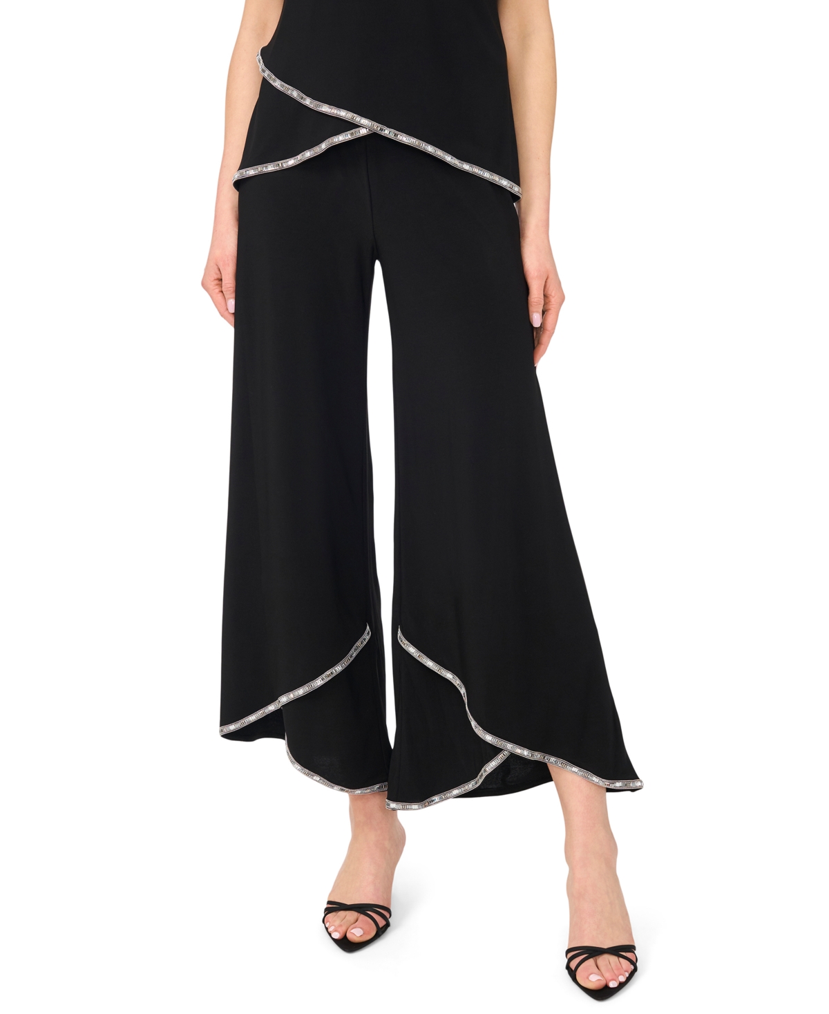 Click here for Msk Petite Rhinestone Detail Pull-On Pants - Rich... prices