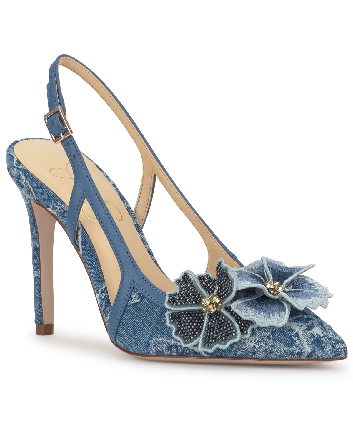 Click here for Jessica Simpson Womens Pilitia Floral Slingback Pu... prices