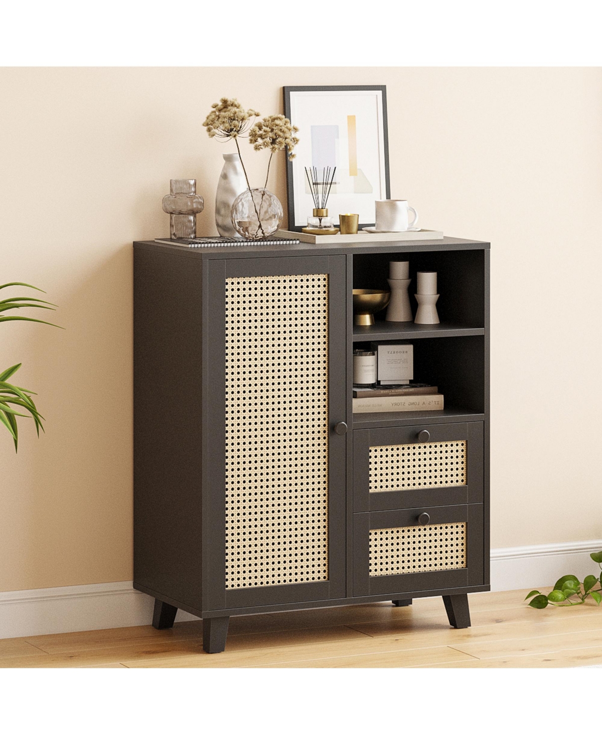 Click here for Rainsken Rattan Buffet Cabinet  Kitchen Sideboard... prices