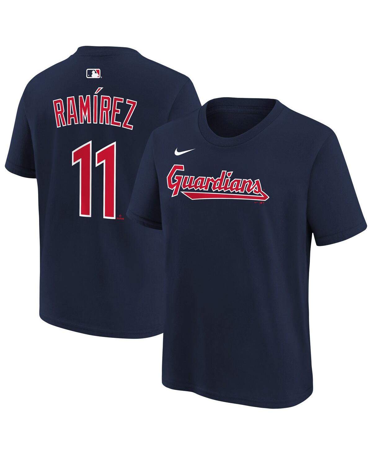 Click here for Nike Big Boys and Girls Jose Ramirez Navy Clevelan... prices