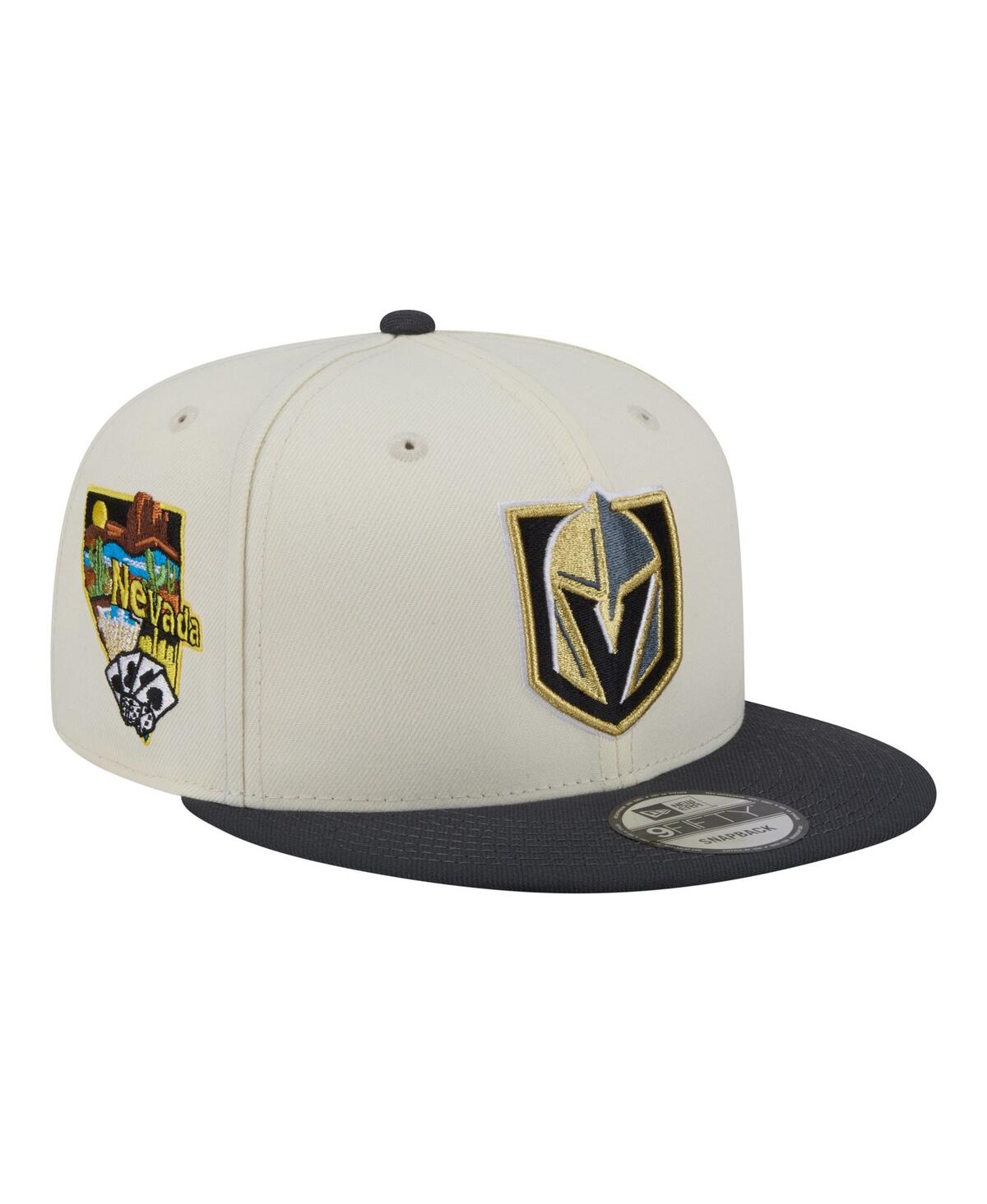 Click here for New Era Mens White/Charcoal Vegas Golden Knights I... prices