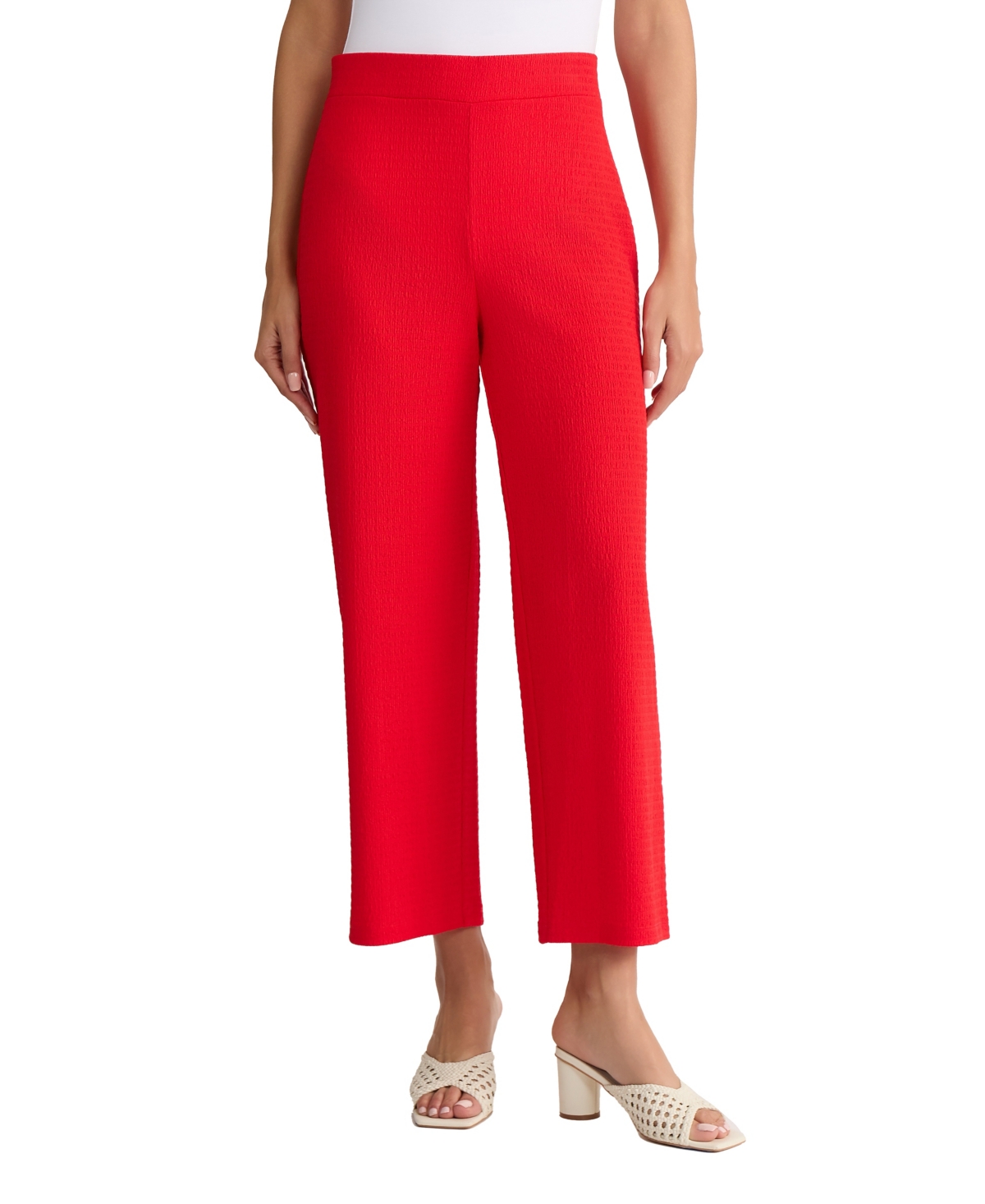 Click here for Jones New York Petite Pull-On Wide-Leg Pants - Rou... prices