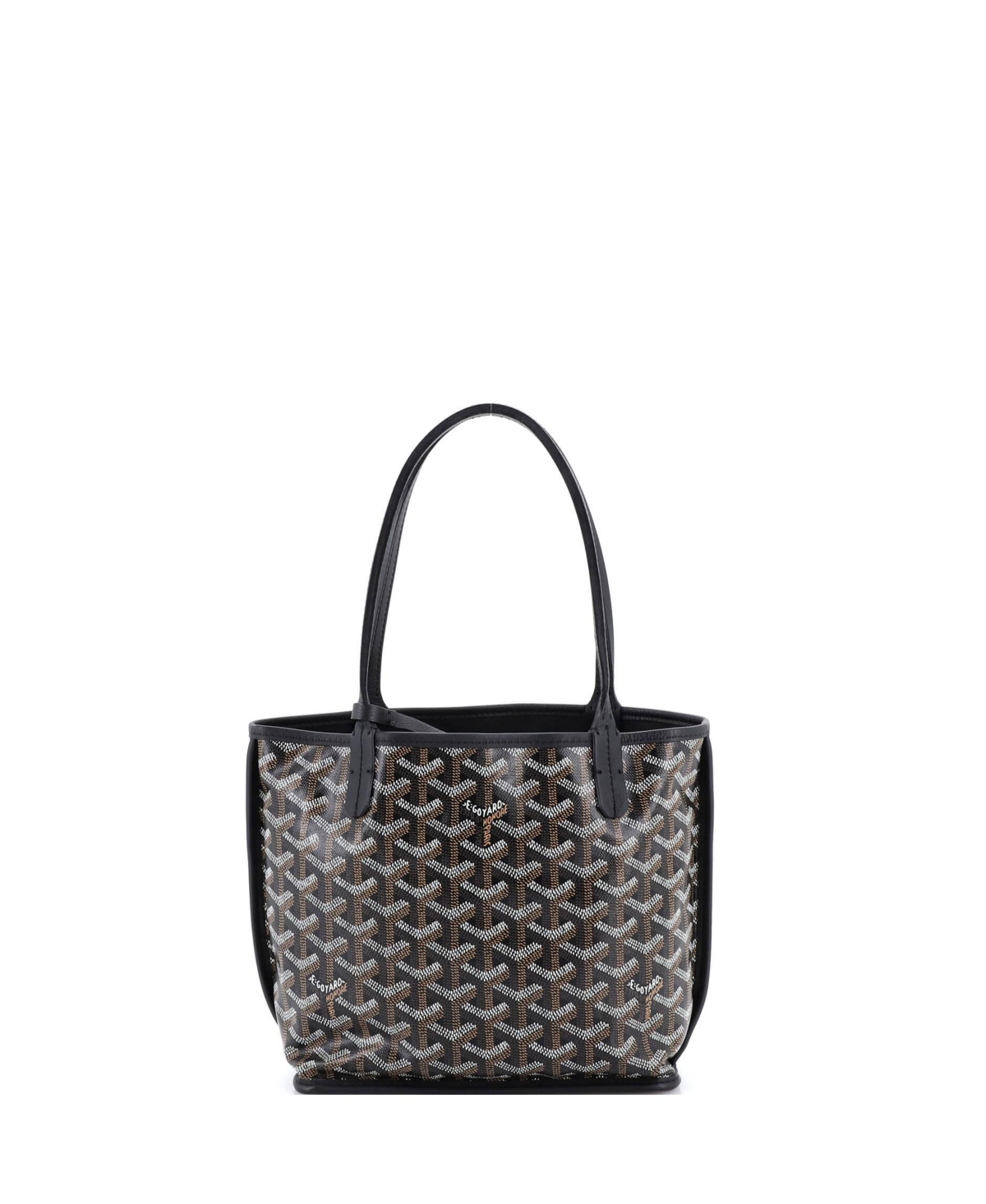 Click here for Pre-Owned Goyard Mini Anjou Reversible Tote Coated... prices
