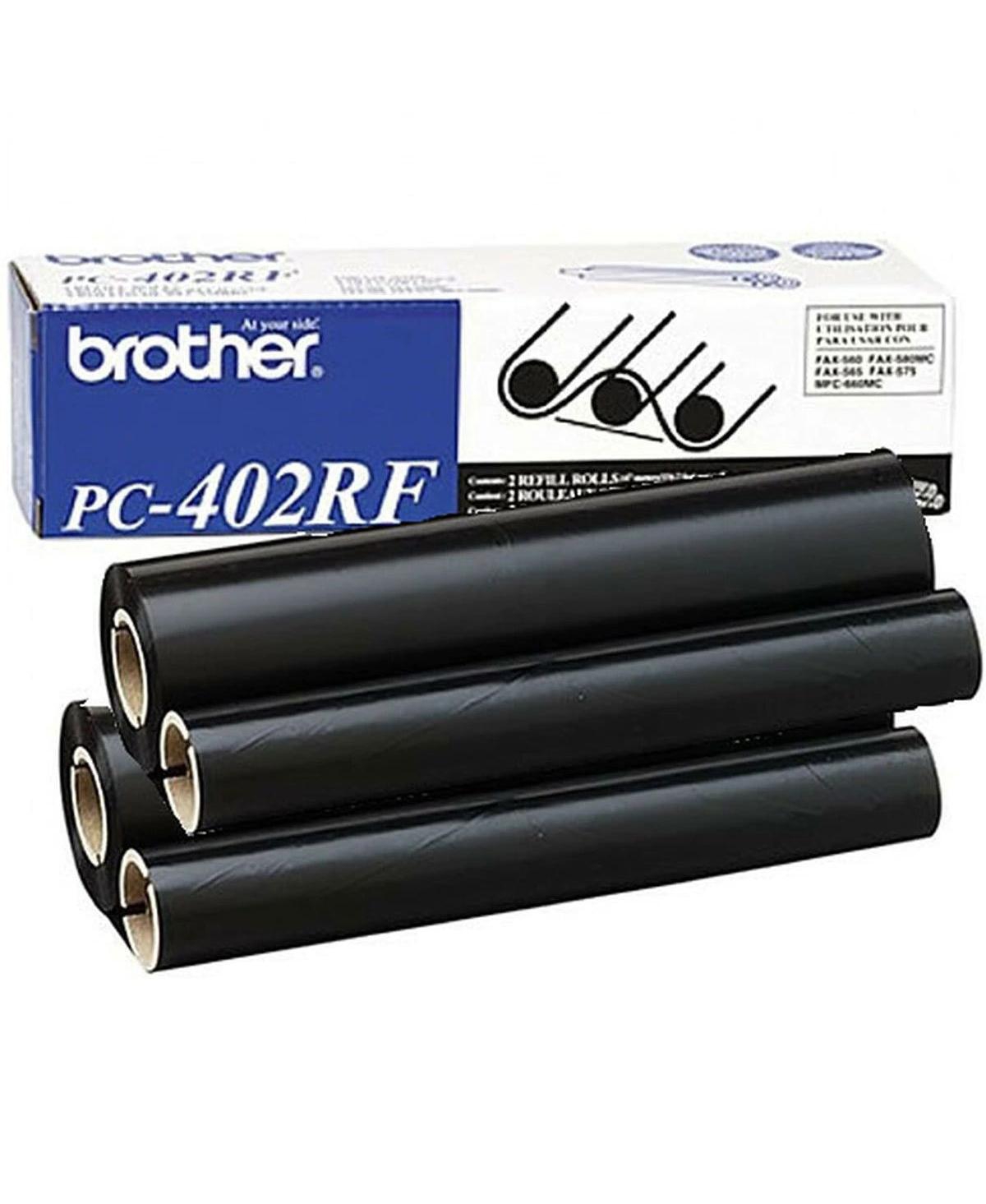 Brother PC402RF Ribbon Cartridge - Dual Pack - Black