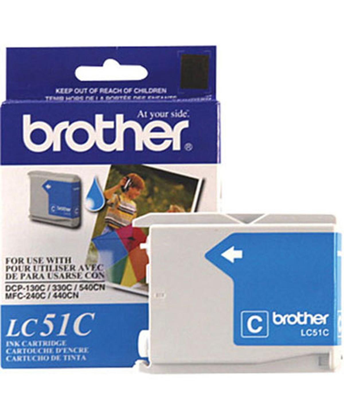 Click here for Brother Brother LC51C Cyan Ink Cartridge - Retail... prices