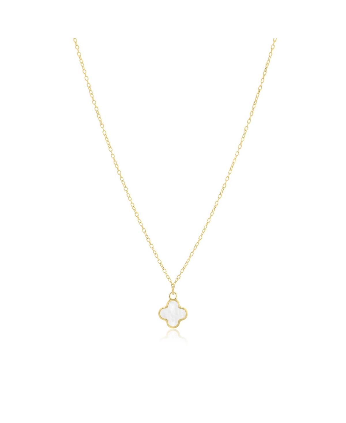 Click here for The Lovery Mini Mother of Pearl Single Clover Neck... prices