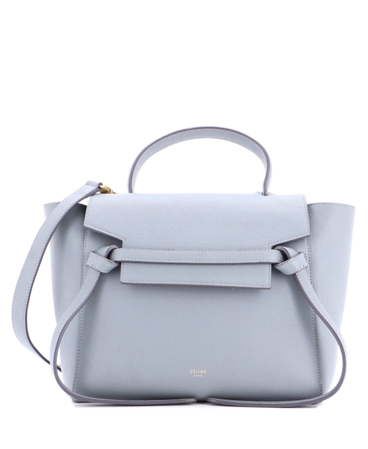 Click here for Pre-Owned Celine Micro Belt Bag Textured Leather -... prices