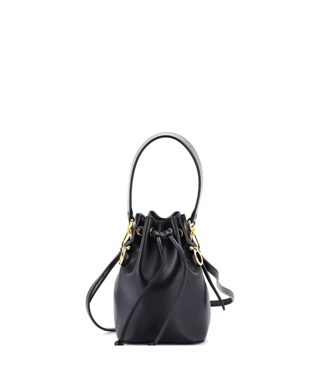 Click here for Pre-Owned Fendi Mini Mon Tresor Bucket Bag Leather... prices