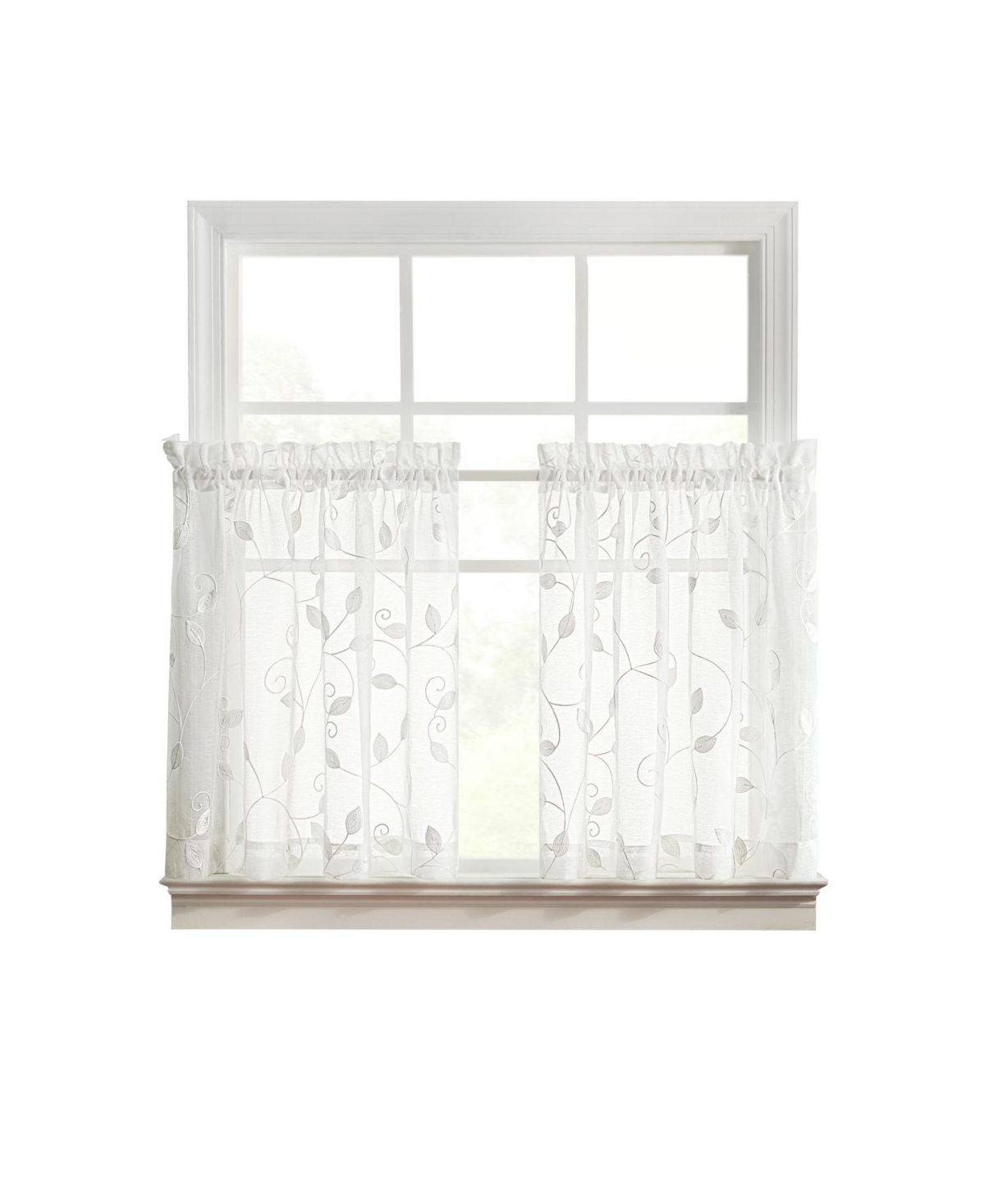 Click here for Ellis Curtain Chatham 100 Polyester Embroidered Sh... prices