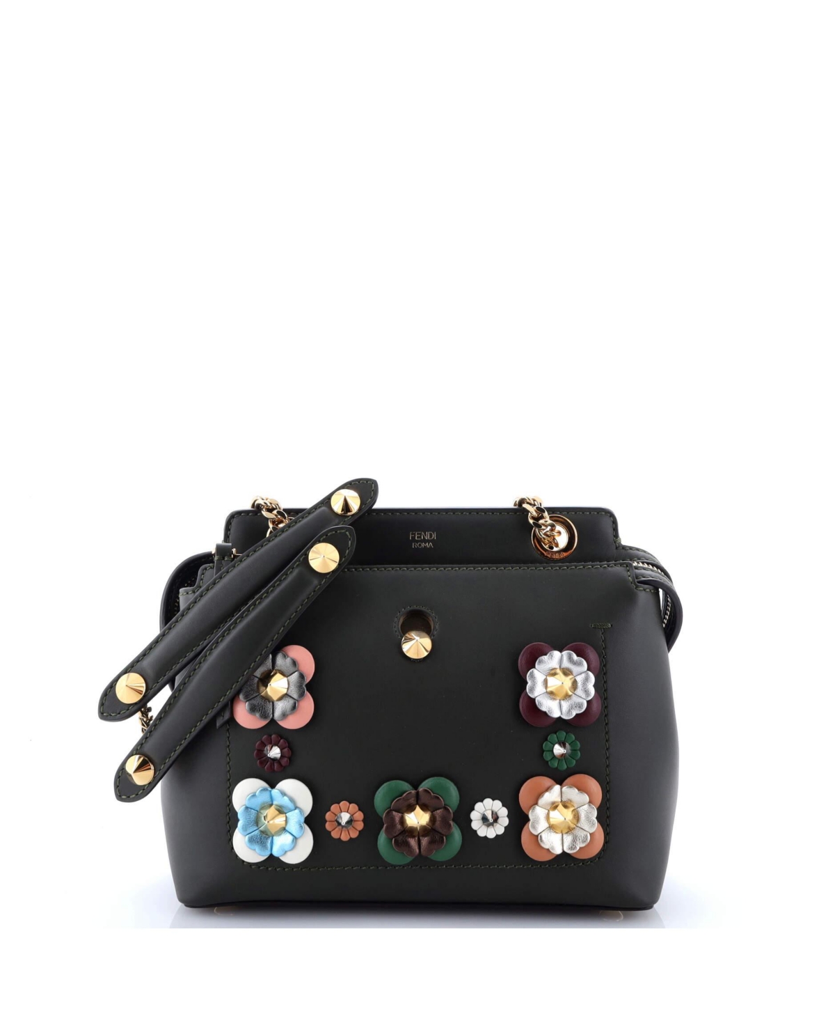 Click here for Pre-Owned Fendi Small Flowerland DotCom Convertibl... prices