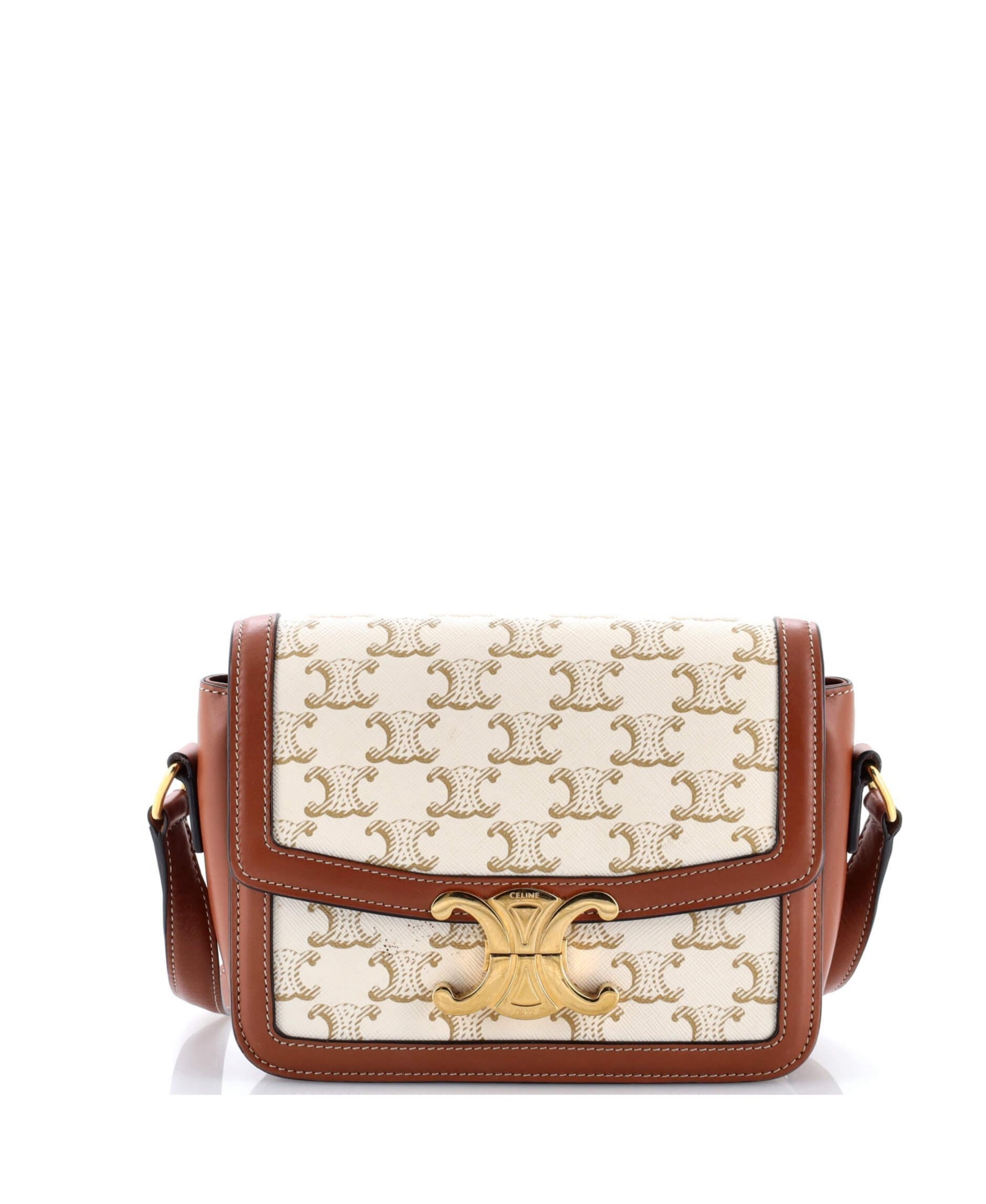 Click here for Pre-Owned Celine Teen Triomphe Shoulder Bag Triomp... prices