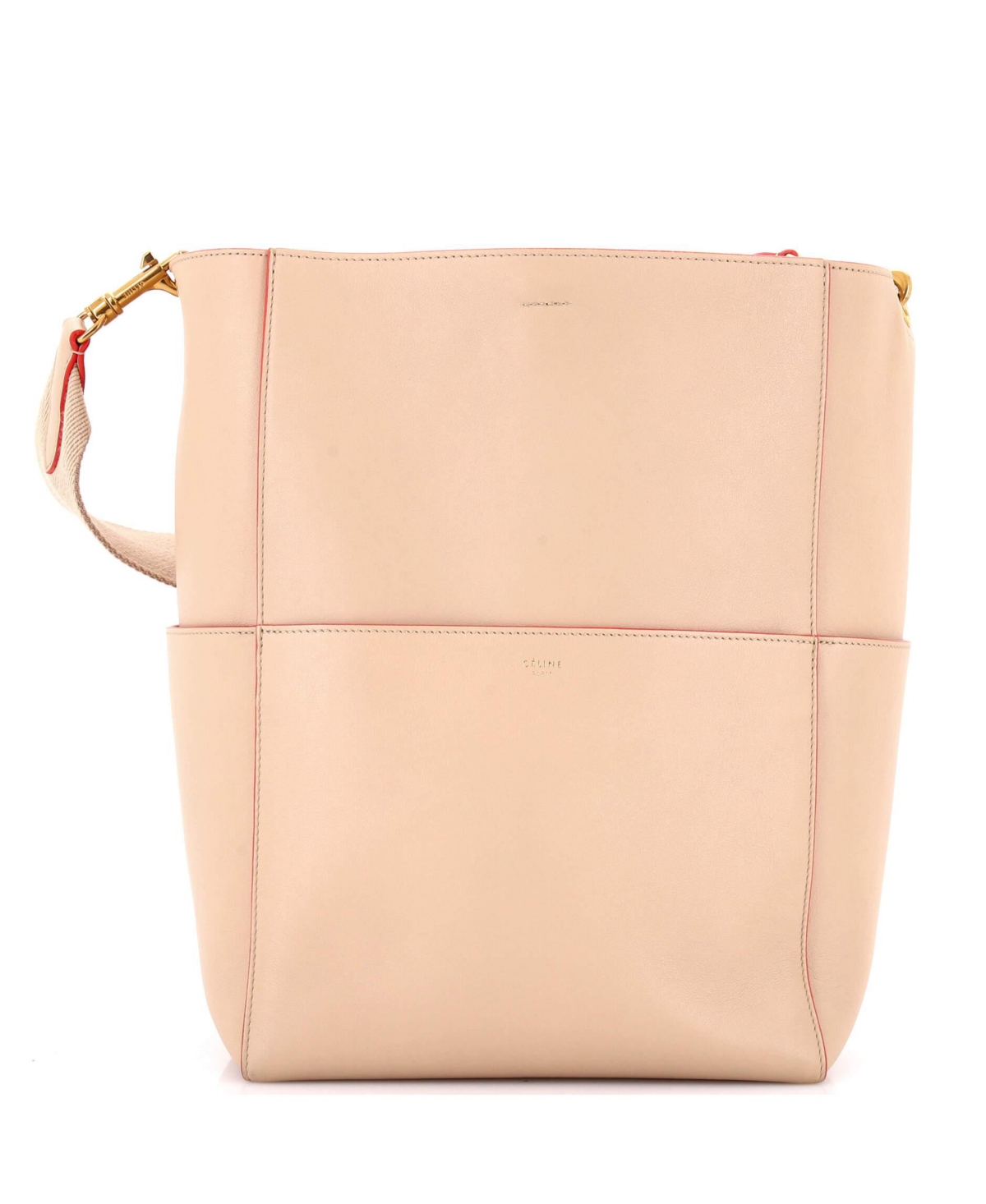 Click here for Pre-Owned Celine Large Sangle Seau Bag Calfskin -... prices