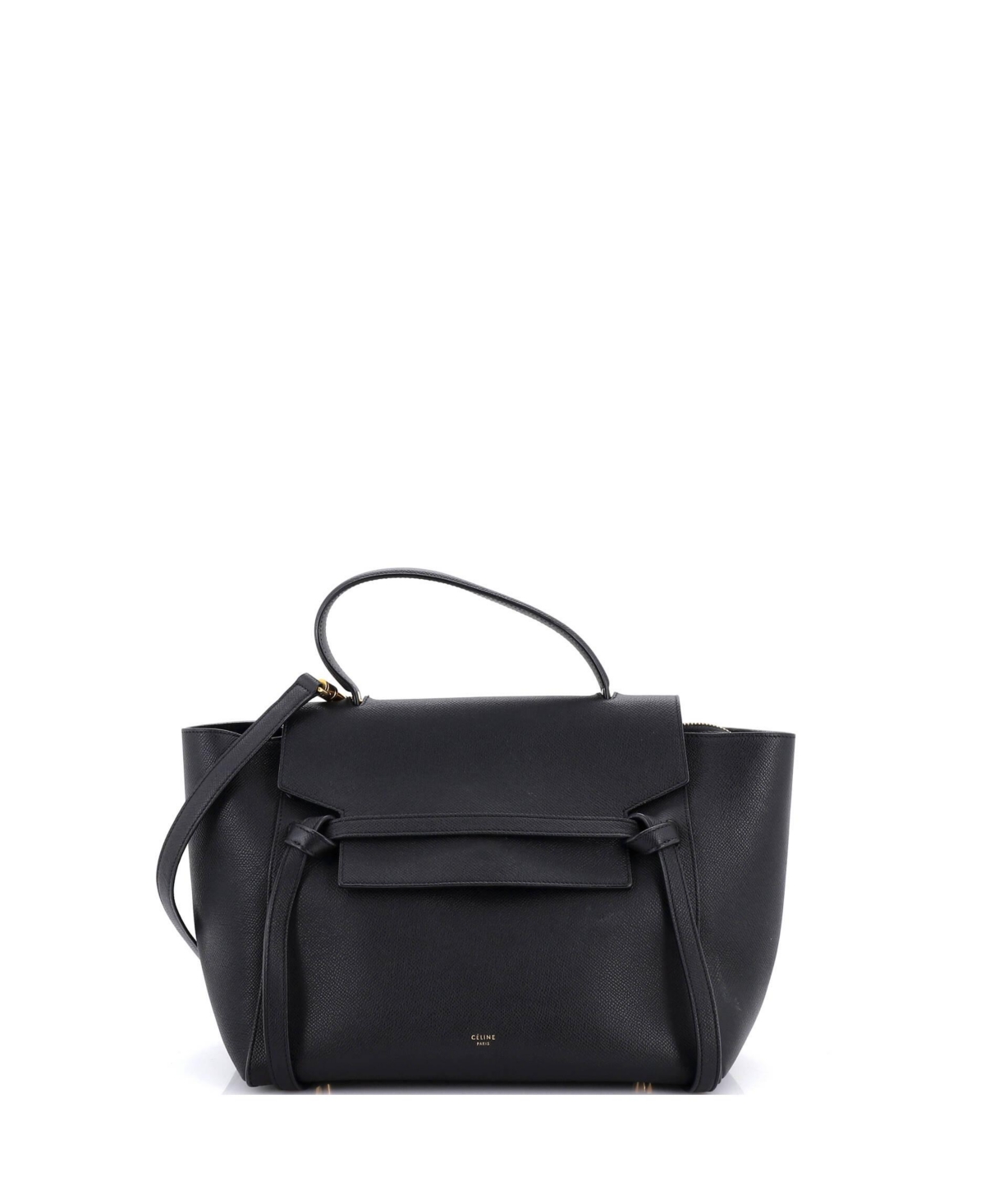 Click here for Pre-Owned Celine Mini Belt Bag Textured Leather -... prices