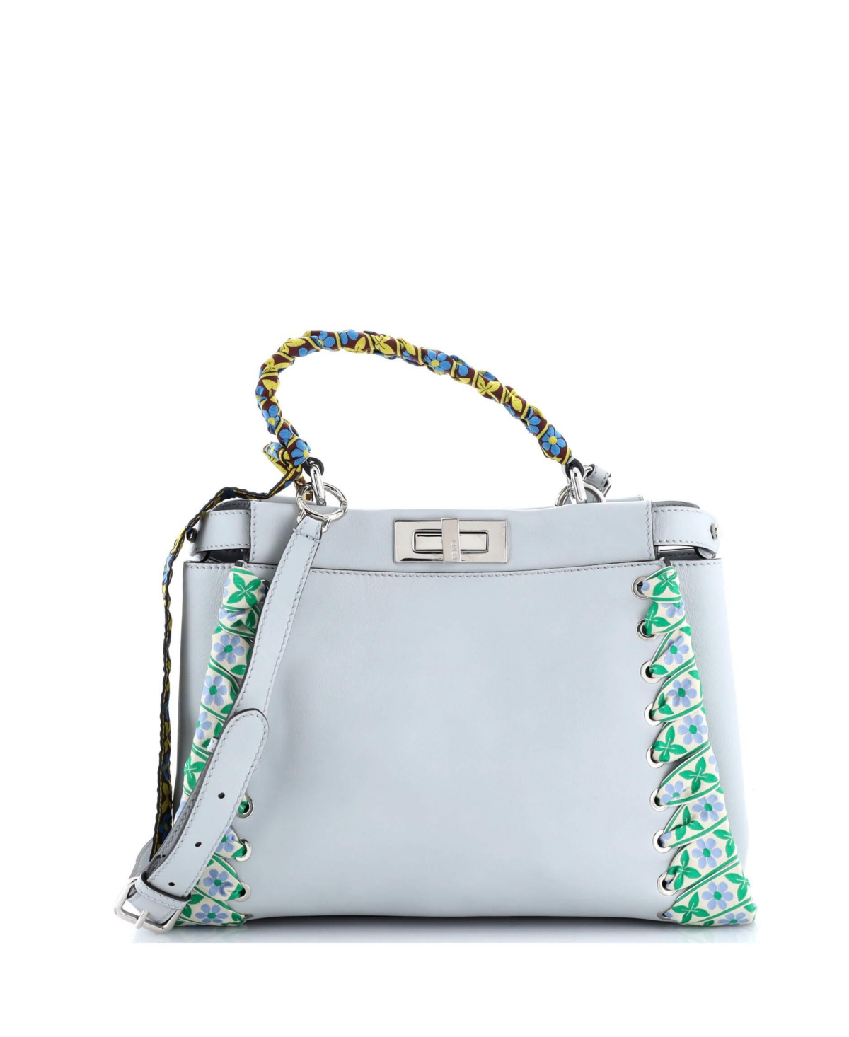 Click here for Pre-Owned Fendi Regular Peekaboo Bag Leather with... prices