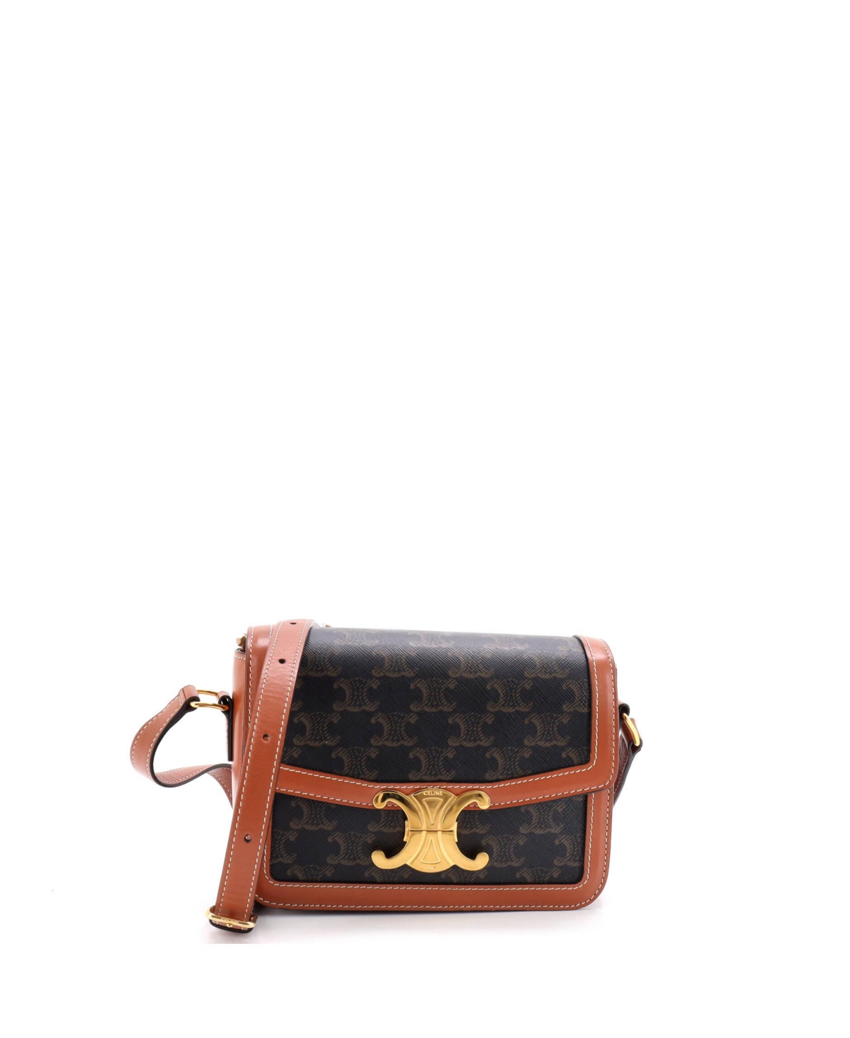 Click here for Pre-Owned Celine Teen Triomphe Shoulder Bag Triomp... prices