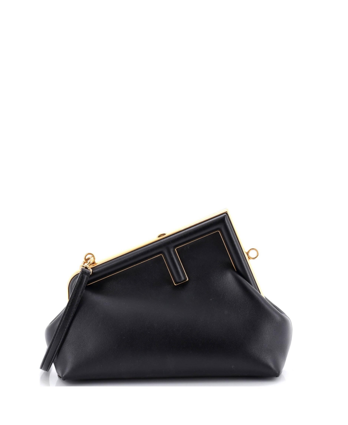 Click here for Pre-Owned Fendi Small First Bag Leather - Black prices