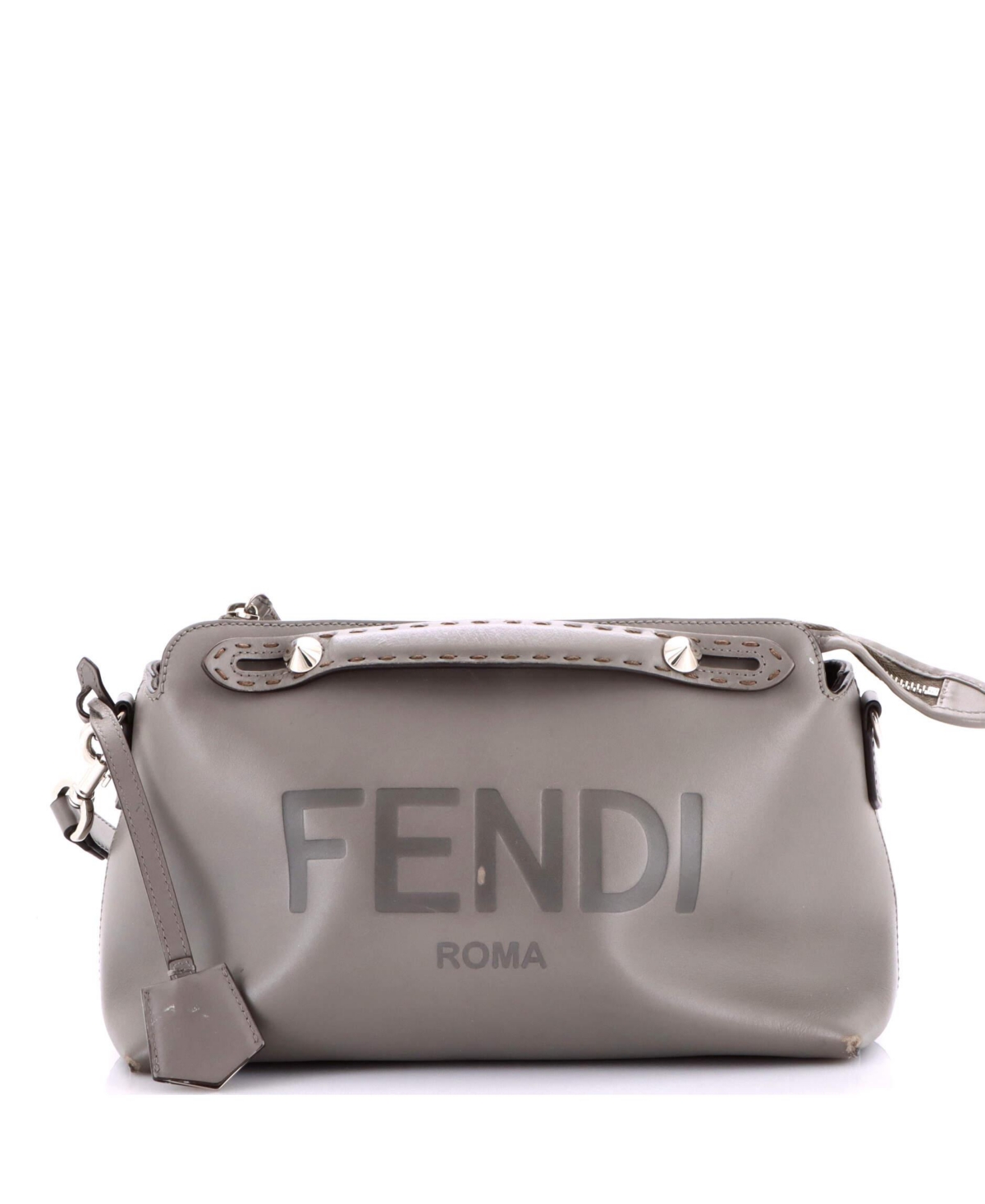 Click here for Pre-Owned Fendi Medium Logo By The Way Satchel Emb... prices
