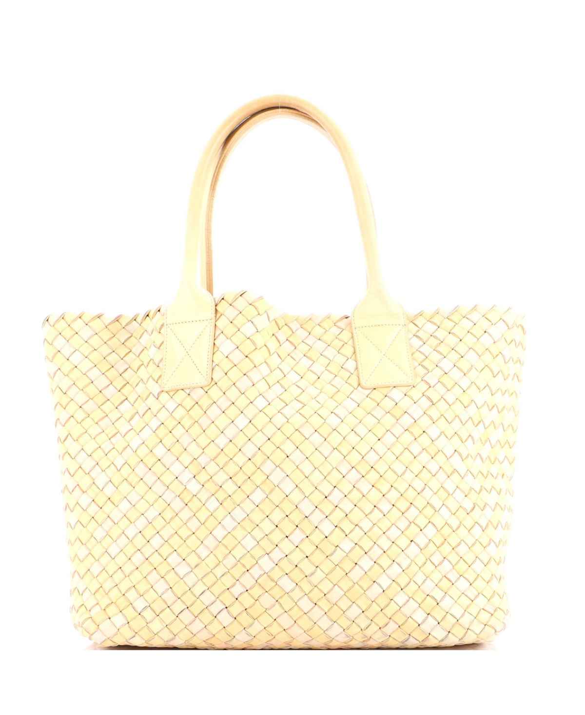 Click here for Pre-Owned Bottega Veneta Small Cabat Tote Intrecci... prices