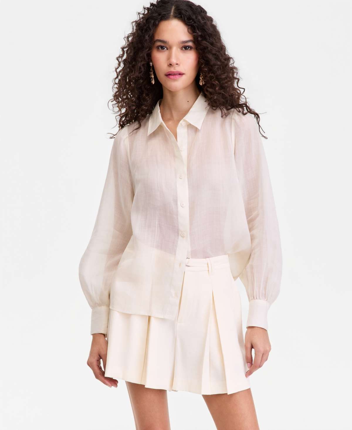 Click here for I.n.c. International Concepts Womens Puffed-Sleeve... prices