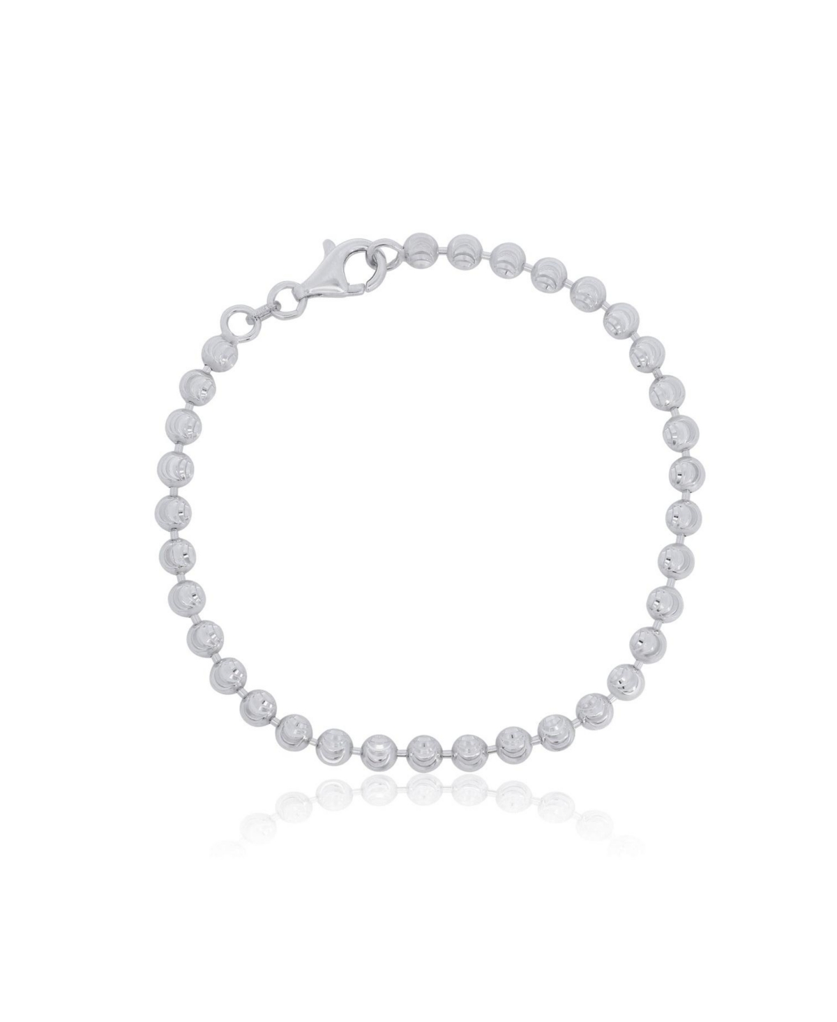 Click here for The Lovery Moon Bead Chain Bracelet Sterling Silve... prices