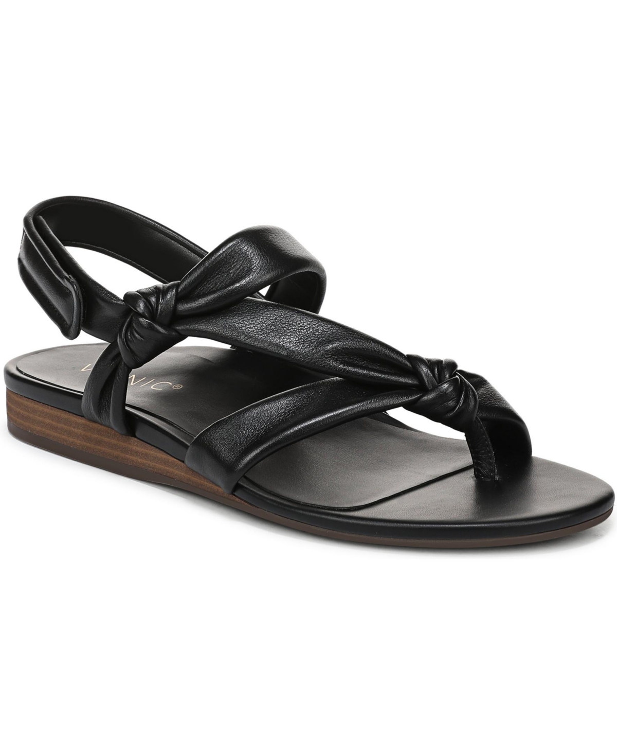 Click here for Vionic Womens Geneva Strappy Sandals - Black leath... prices