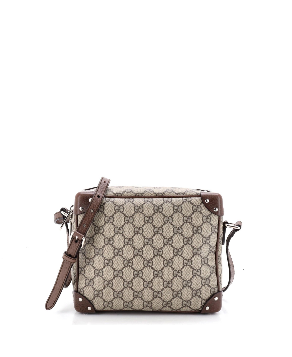 Click here for Pre-Owned Gucci Trunk Shoulder Bag Gg Coated Canva... prices