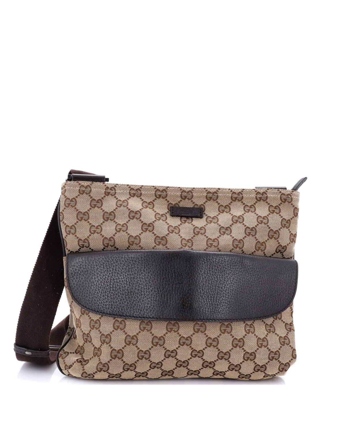 Click here for Pre-Owned Gucci Medium Front Pocket Messenger Bag... prices